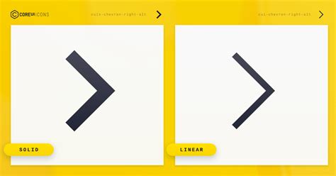 Chevron Right Alt Icon · Linear · Coreui Icons · Svg Javascript