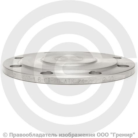 Заглушка фланцевая стальная 1-100-16-Ст.20 Ду-100 Ру-16 АТК 24.200.02 ...