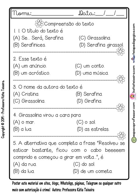 Atividades 3 Ano Habilidades EF15LP03 EF03LP01 EF35LP03