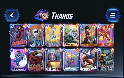 Thanos Infinite Is Inevitable Rmarvelsnapdecks