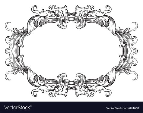 Vintage Floral Ornament Royalty Free Vector Image