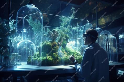 Premium Photo Environmental Scientist Conducting Experiments