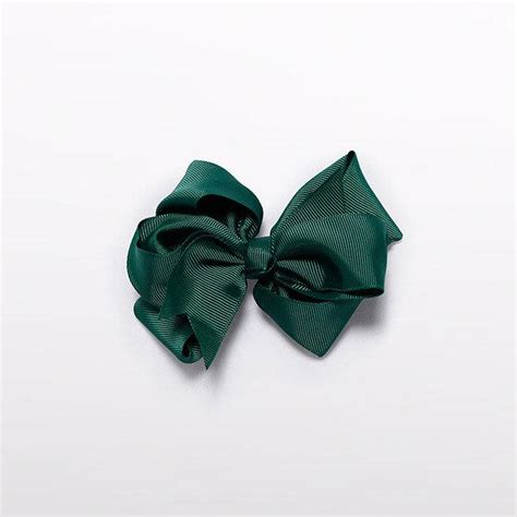 Bottle Green Double Loop Hair Clip Kandks Giving Tree