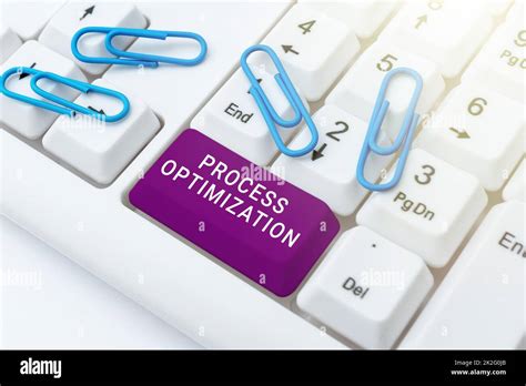 Text Caption Presenting Process Optimization Word Written On Improve