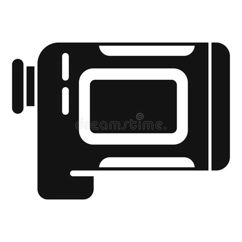 Digital Laser Meter Icon Simple Vector Scanner Tool Stock Illustration