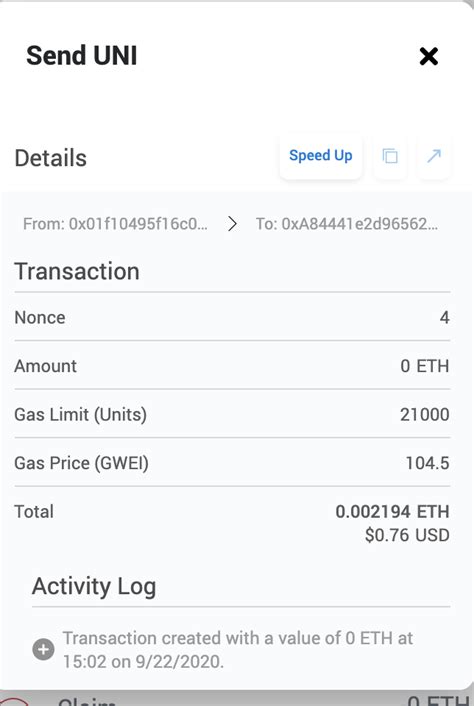 UNI Transaction Stuck Issue MetaMask Metamask Extension GitHub