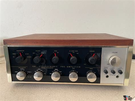 Mcintosh C20 Preamp With Tubes And Wood Cabinet Photo 4333812 Us Audio Mart