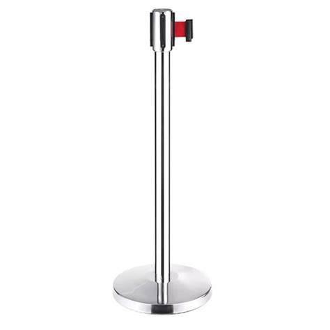 Retractable Belt Barrier Post Barrier Post With Belt Optraffic