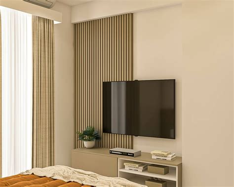 Spacious Subtle TV Unit Design Livspace