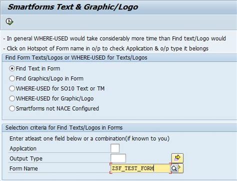 Smartforms Where Used Text And Logos Sap Community