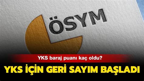 TYT AYT ve YDT baraj puanı kaç