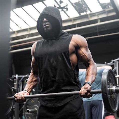 2022 Summer Cotton Blank Bodybuilding Tank Top Men Fitness Hooded Vest