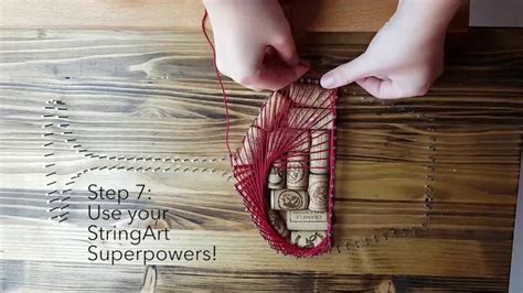 Wine Glass String Art Tutorial