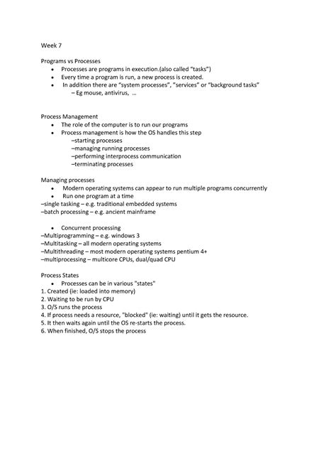 websystems week 7 10 notes on wee 7 10 week 7 programs vs