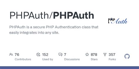 Github Phpauth Phpauth Phpauth Is A Secure Php Authentication Class