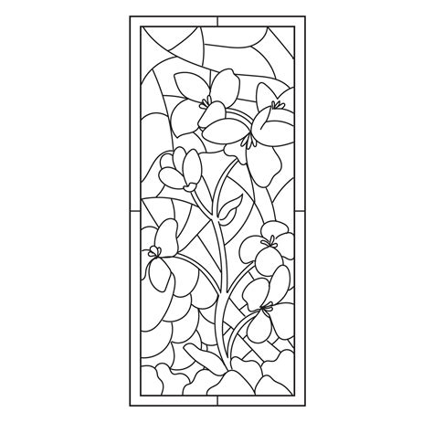 Stained Glass Coloring Pages Free At Janet Simmons Blog