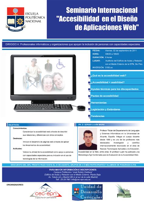 Accesibilidad En La Web Seminario Internacional Accesibilidad En El