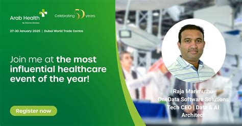 Raja Marimuthu On Linkedin Arabhealth Arabhealth2025