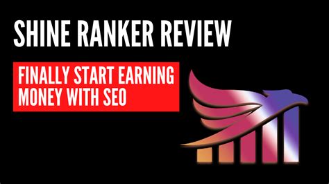 Shine Ranker Review Finally Start Earning Money Online Moneyoninsta