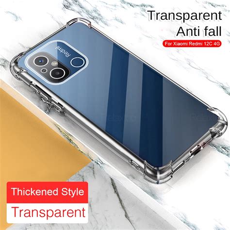 For Xiaomi Redmi C Case Camera Shockproof Clear Silicone Fundas Capas Redmi C G Redme