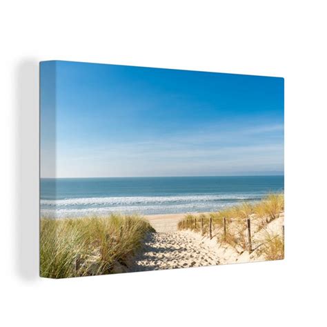 Onemillioncanvasses® Leinwandbild Strand Meer Düne Sand Sommer