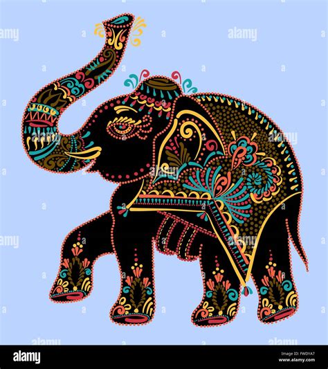 Indian Elephant Art How To Draw A Decorated Indian Elephant Really