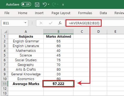How To Calculate Average In Excel