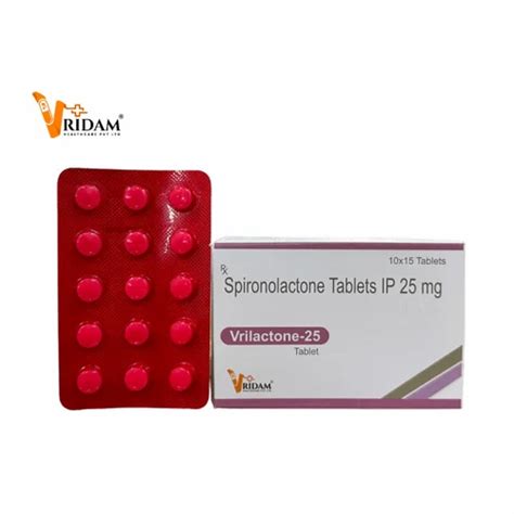 Spironolactone 25mg Tablet At ₹ 24stripe Spironolactone Tablet In