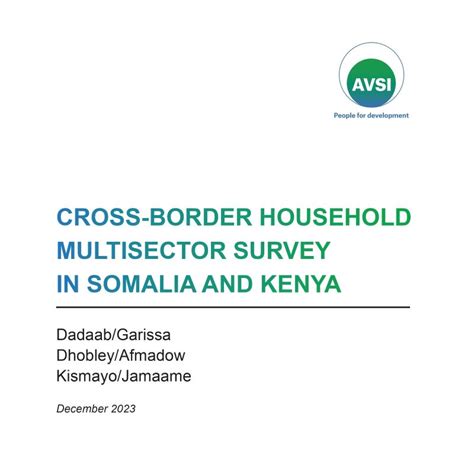 Avsi Foundation Survey In Somalia Avsi Kenya Posted On The Topic