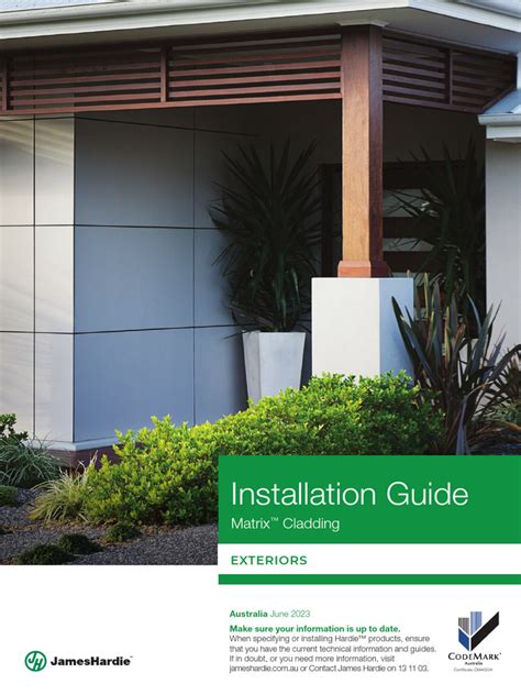 Matrix Cladding Installation Guide Jun23 Pdf Framing Construction