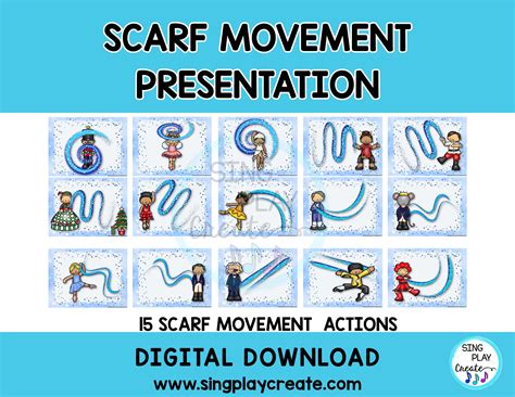 Nutcracker Scarf Movement Cards And Activities Etsy
