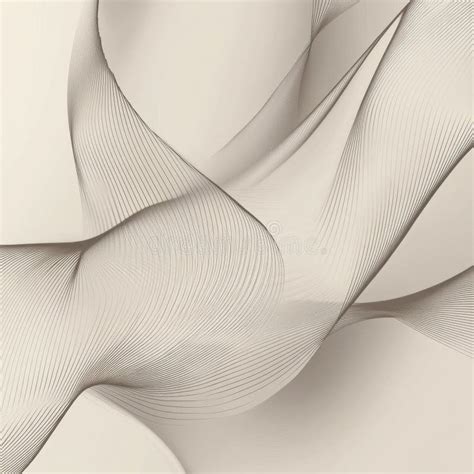 Elegant Abstract Lines Create A Flowing Rhythm In Soothing Neutral