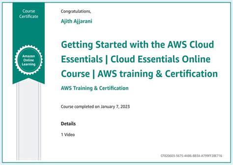 Getting Started With The Aws Cloud Essentialspdf