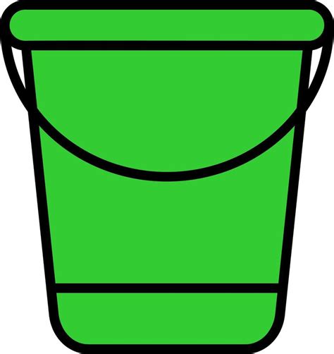 Agua Cubeta Verde Potra Icono 51057575 Vector En Vecteezy