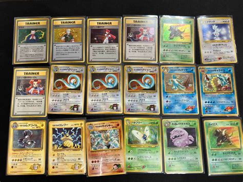 Yahooオークション ポケモンカードゲーム 旧裏 カードe まとめ売り