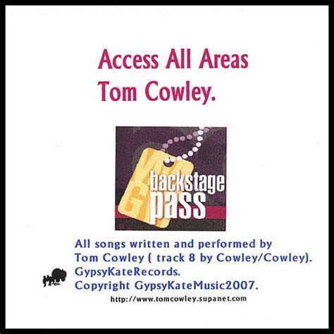 Errny Bluesandotherstyles Tom Cowley Access All Areas