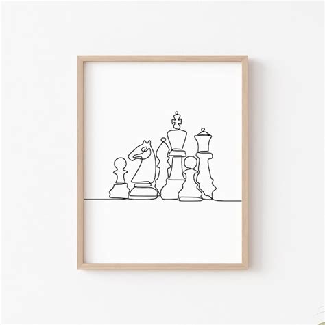 Board Game Line Art Etsy