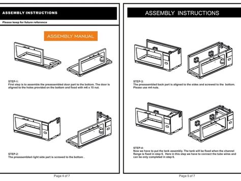 Assembly Instructions Instruction Manual User Manual For Your Product