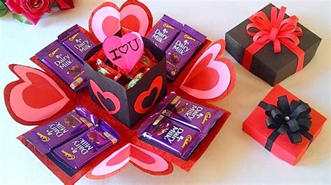 How To Make Explosion Box For Birthday Anniversary Valentine S Day