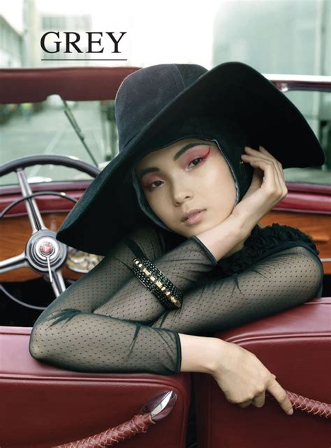 Asian Models Blog Magazine Cover Xiao Wen Ju For Italian Grey