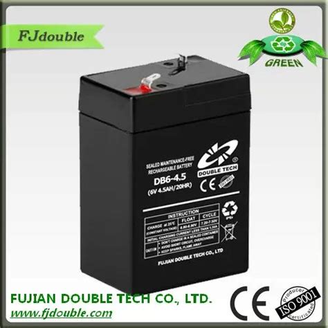 Emergency Lamp Lead Acid Rechargeable Battery 6v 4.5ah - Buy Emergency ...