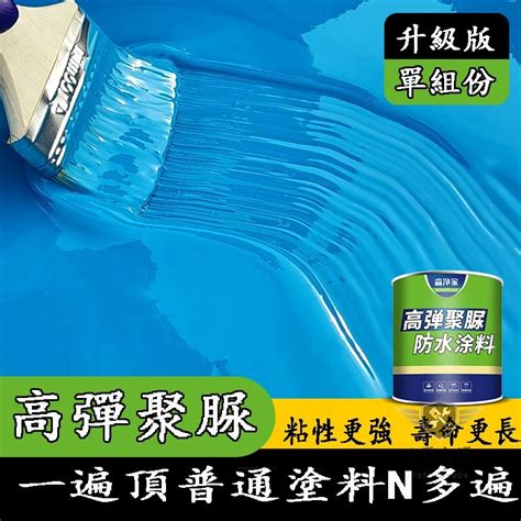 【工匠之選】聚脲防水防腐涂料彈性單組分天冬油性天臺屋頂樓頂補漏材料防水膠 蝦皮購物