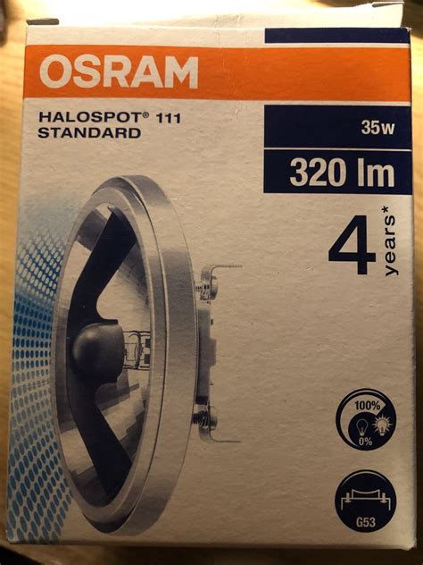 Żarówka halogenowa OSRAM Halospot 111 Standart 35w 320lm NOWA Poznań