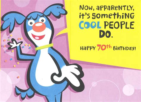 Youre One Of The Cool Ones Funny 70th Birthday Card Greeting Cards
