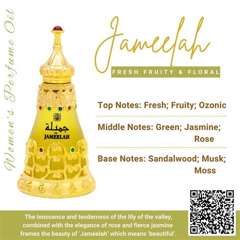 Naseem Jameelah Perfume Oil Fruity Floral Perfume Womens Fragrances