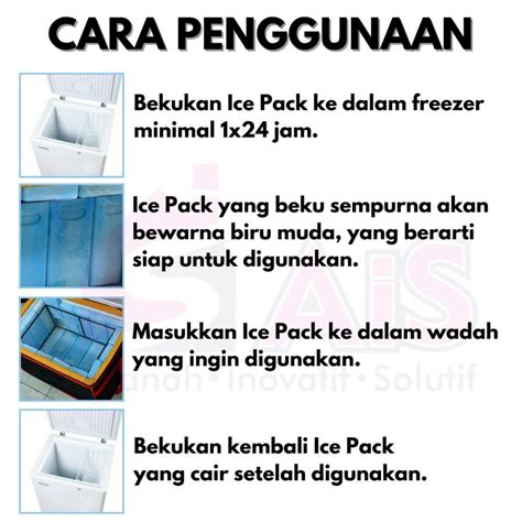 Jual Icegelku Ice Pack Siap Pakai Ice Gel Pack Kotak Blue Pack Icepack