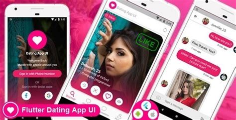 Flutter Dating App Ui For Android And Ios Code Market