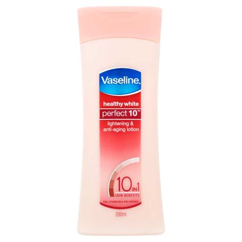 Vaseline Healthy White Perfect 10 Lightening And Anti Aging Lotion 200ml