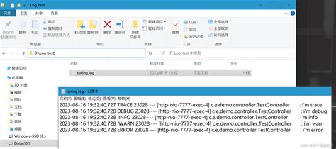 Springboot 日志文件 Csdn博客