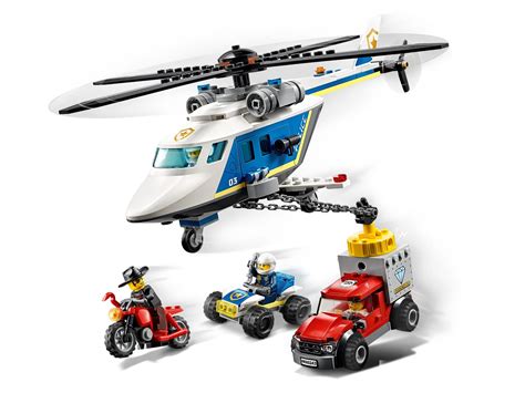 LEGO 60243 City Pościg helikopterem policyjnym porównaj ceny promoklocki pl